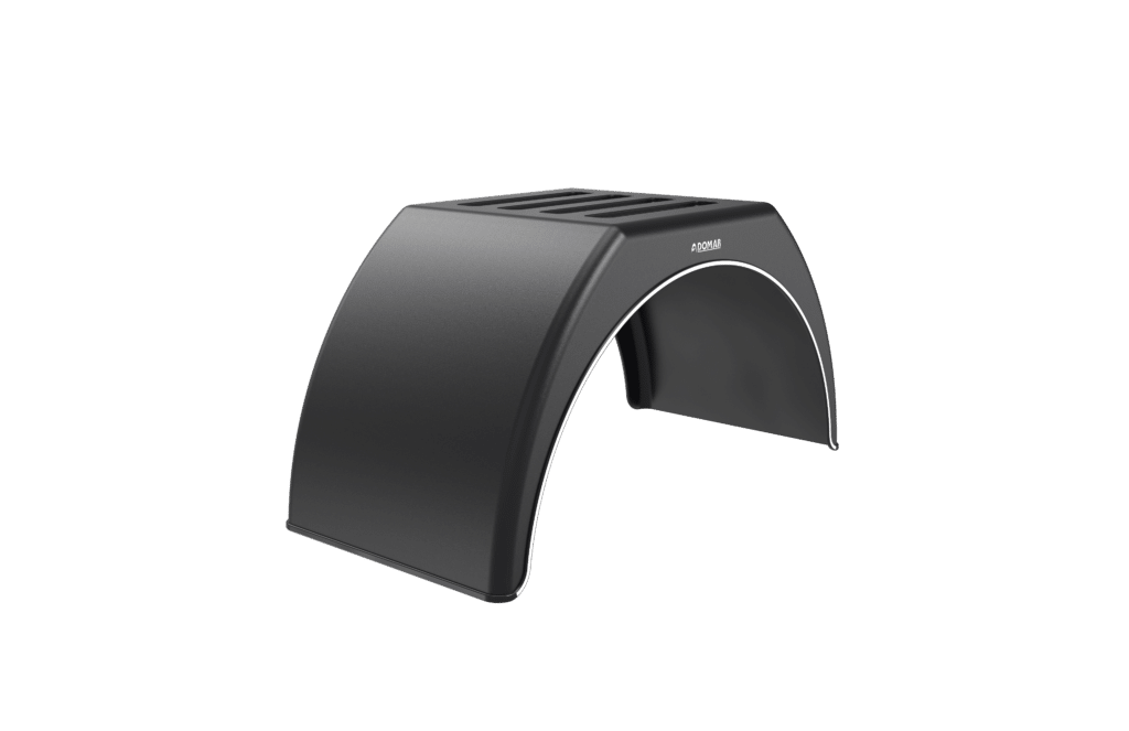 Domar 915 x 450mm (Twin Wheel) Flat Top Plastic Mud Guard – TransQuip