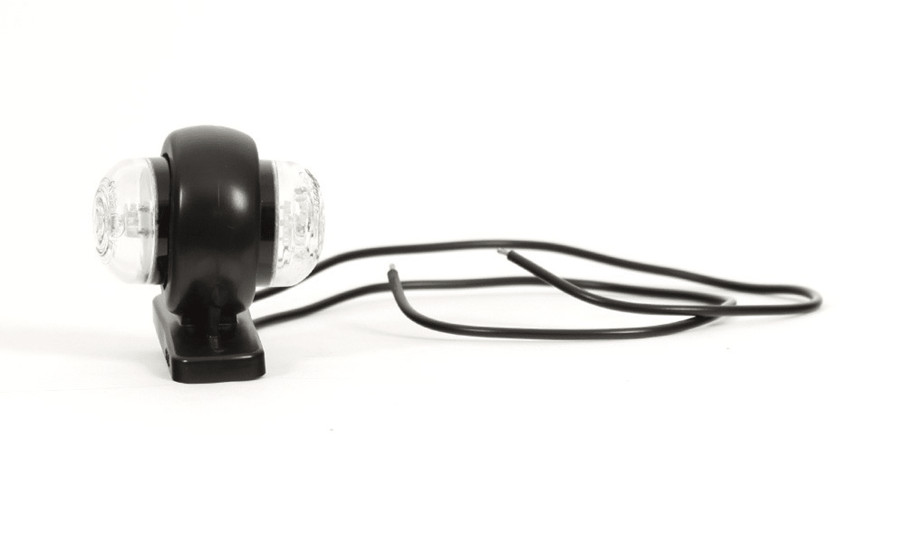 LED outline marker light – red/white, 12/24v – TransQuip