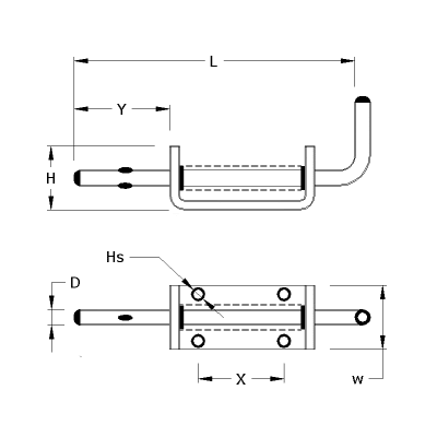 Spring Loaded Bolt – Pin Retainer – Zinc Plated – TransQuip