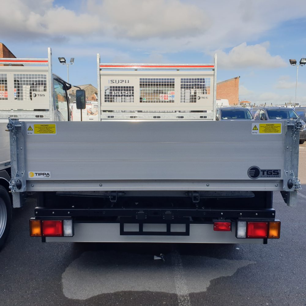 Tipper Tailboard Warning Label - TransQuip