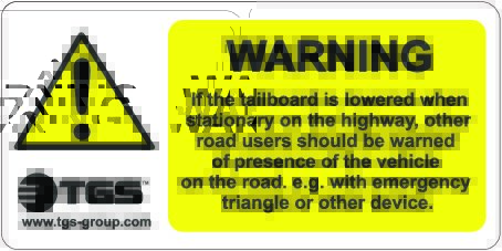 Replacement TGS Tipper Tailgate Sticker Pack – TransQuip