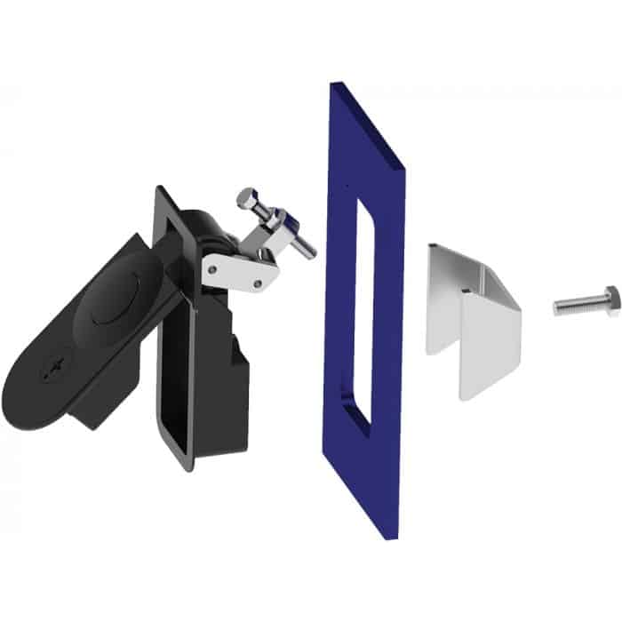 Compression Latch – Black, Locking Keyed Alike 14-29mm Grip – TransQuip