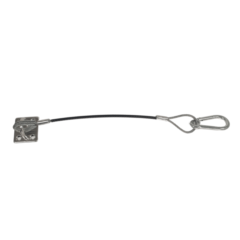 Wire Door Retainer – 260mm Zinc Plated – 1 retaining staple – TransQuip