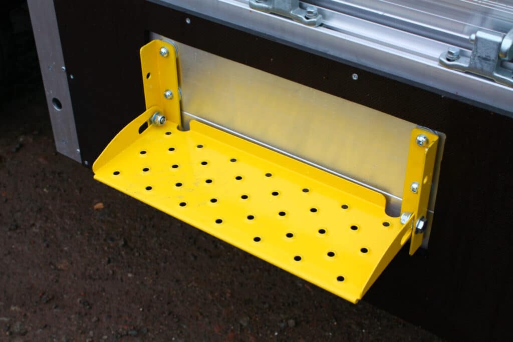 Double Folding Access Step Large – Yellow – TransQuip