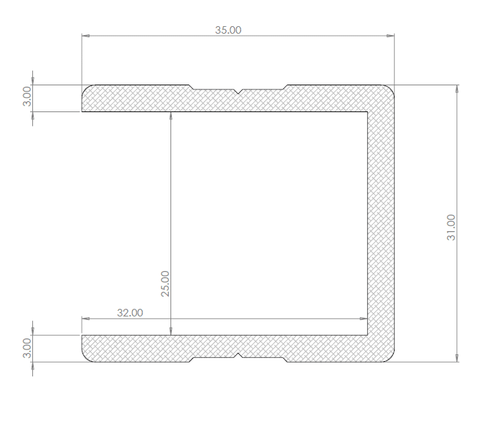 Hollow Aluminium Plank End Capping – TransQuip