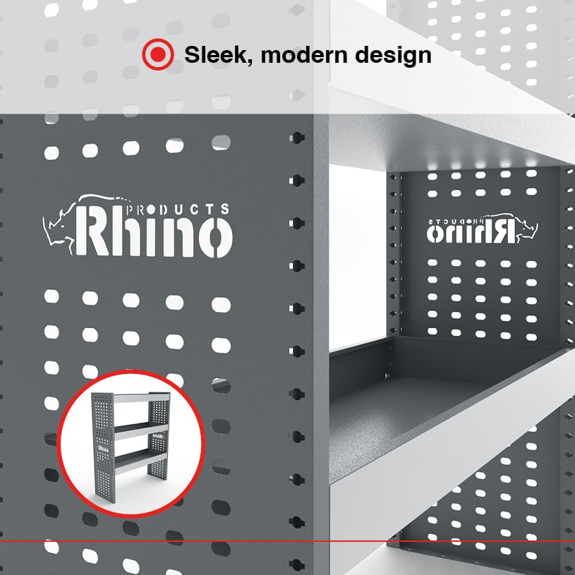 Rhino MR4 Modular Van Racking - 2 Bay System – TransQuip