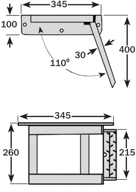 Tail Lift Tuckaway Access Step – 250mm – TransQuip