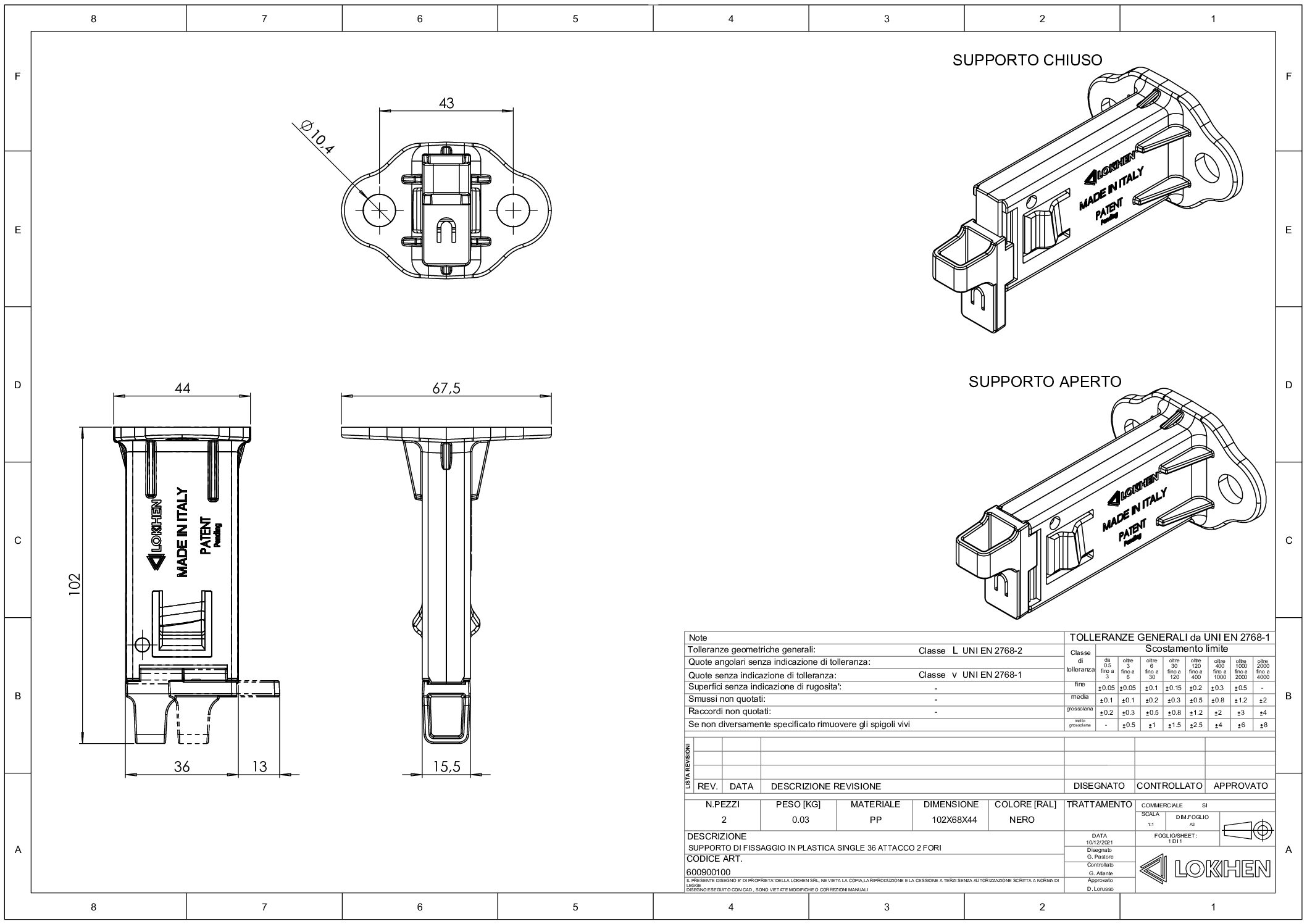 Beam Single – Wheel Chock Holder For ORIGAMY 36 – TransQuip