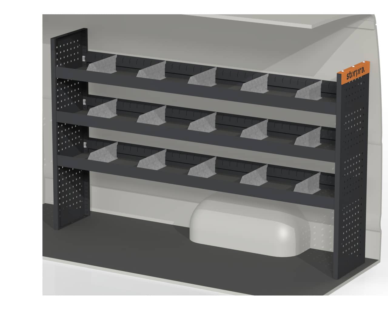 StorPro Medium Van Racking – Professional, 1942mm – TransQuip