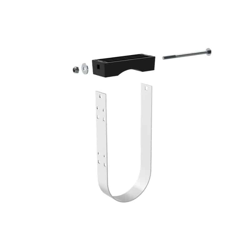 Double Rectangular Bracket Kit 200mm for Hose Tube Holder